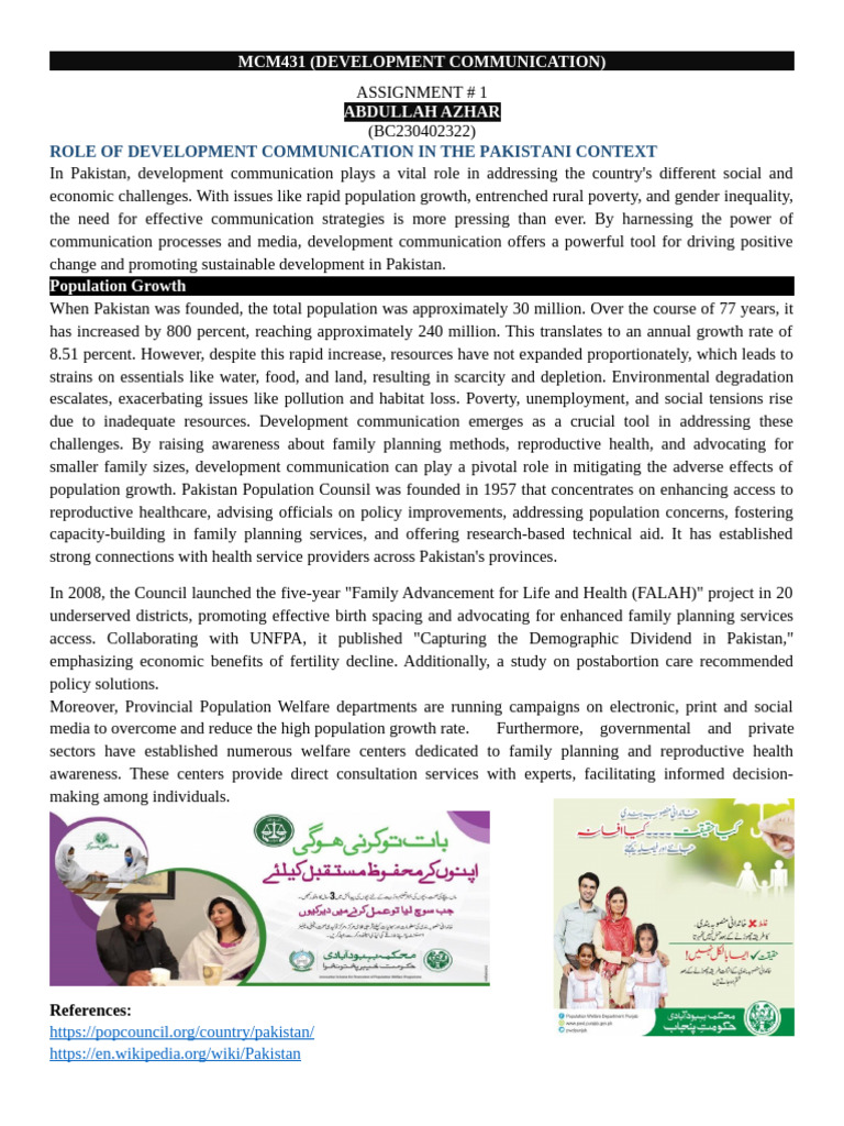 MCM431 Abdullah Azhar Assignment | PDF | Poverty | Poverty & Homelessness