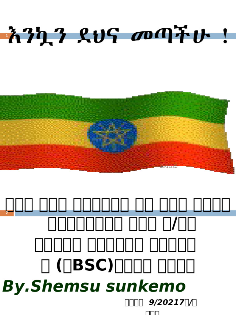 Shemsu BSC Presentation | PDF