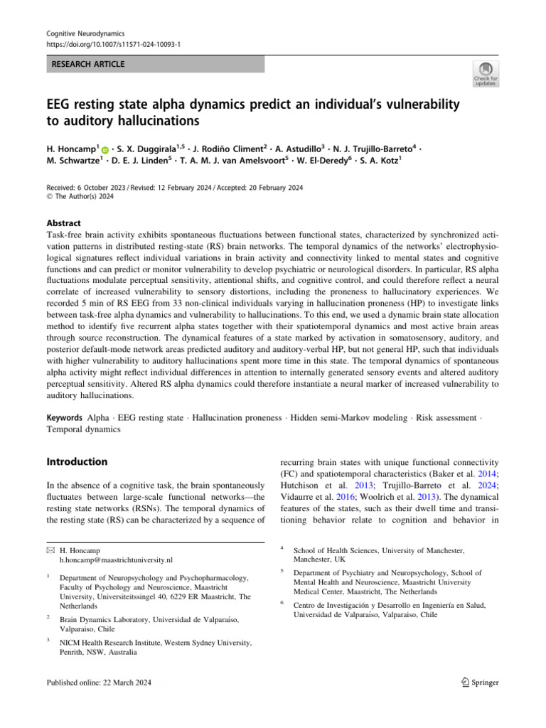 WED 2024 Cogn Neurodynamics EEG Resting State Alpha Dynamics Predict An ...