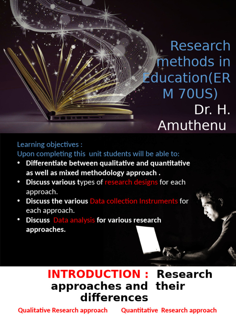 Note 1 - Introduction Quantitative | PDF | Qualitative Research | Focus ...