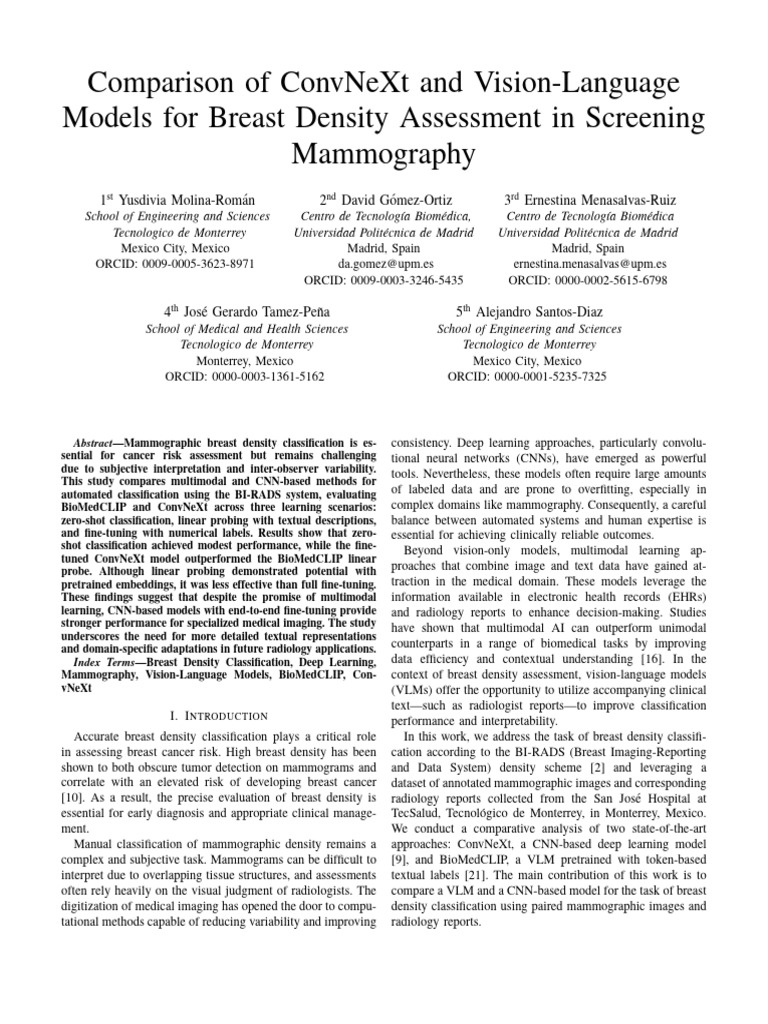 CBMS Mamography Study | PDF | Mammography | Accuracy And Precision