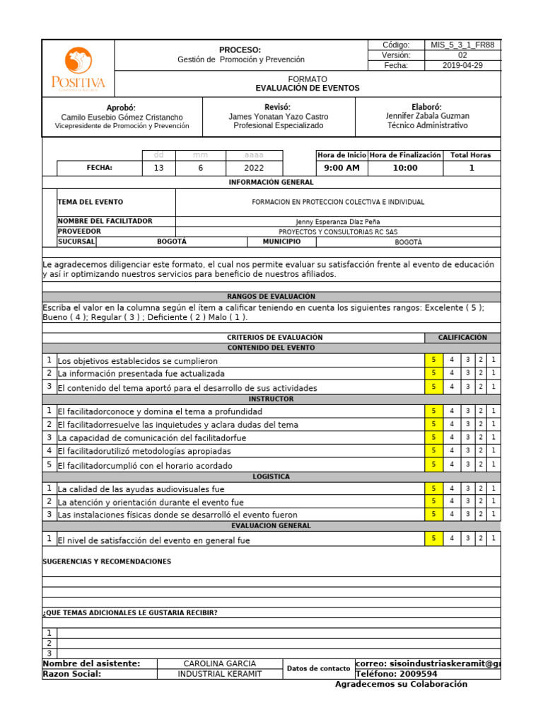 EVALUACIÓN PYP Keramit | PDF