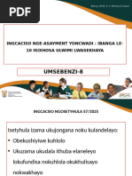 Isixhosa Ulwimi Lwasekhaya p3 Notes | PDF