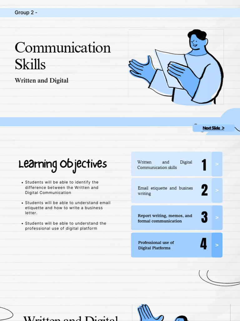 Written and Digital Communication Skills | PDF | Communication | Memorandum
