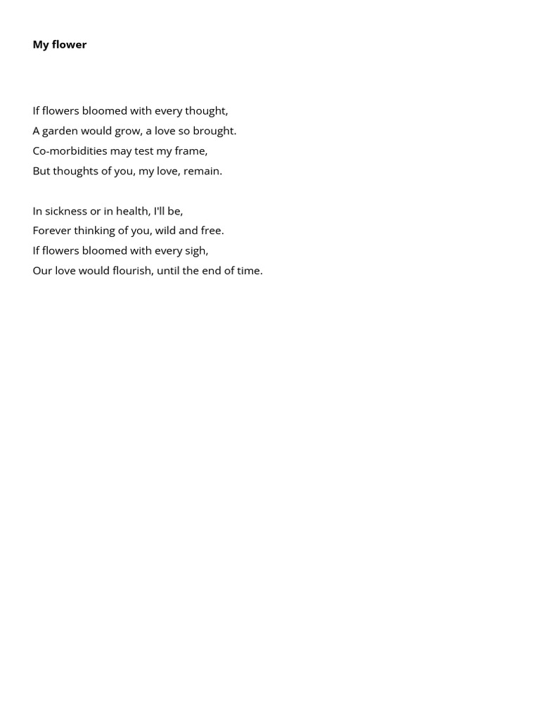 My Flower | PDF