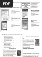 Flyers Practice Test - Reading & Writing | PDF