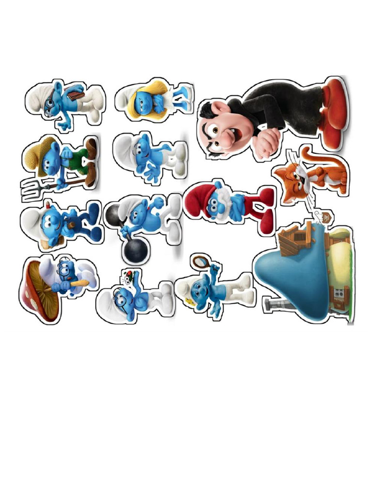 Stikers Los Pitufos | PDF