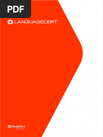 LanguageCert Academic Qualification Handbook Ver10 | PDF | Linguistics ...