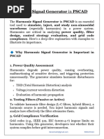 Harmonic Analysis Using PSCAD | PDF | Distortion | Computer Engineering
