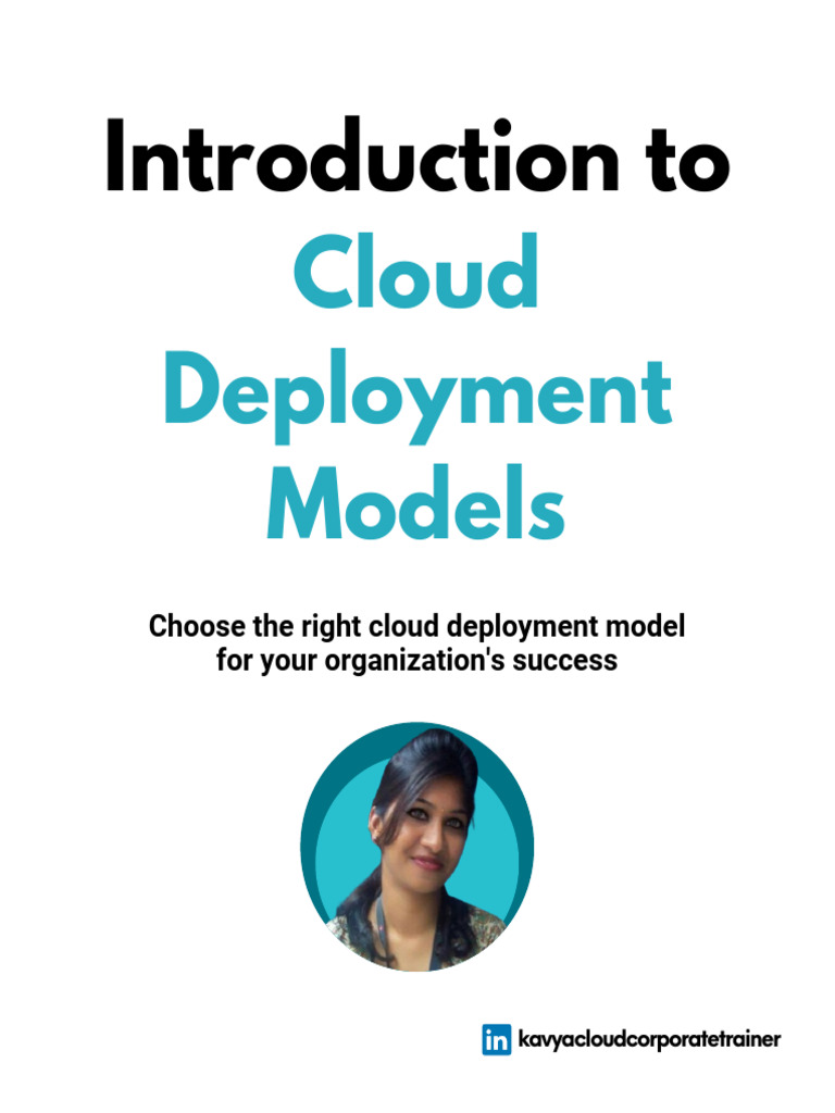 Cloud Deployment Models Explained | PDF | Cloud Computing | Amazon Web ...