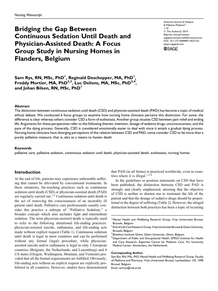 Rys 2014 | PDF | Palliative Care | End Of Life Care