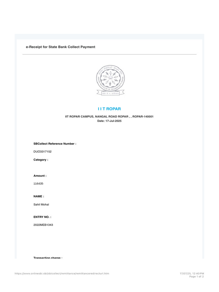 Tut Fees | PDF
