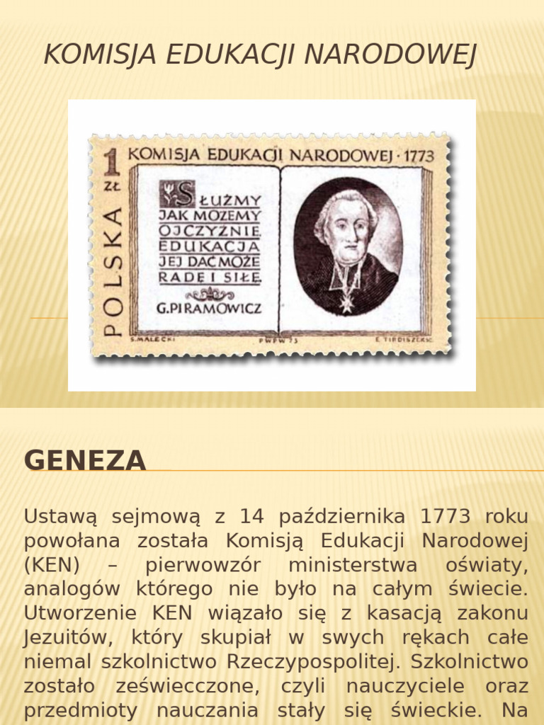 Komisja Edukacji Narodowej | PDF