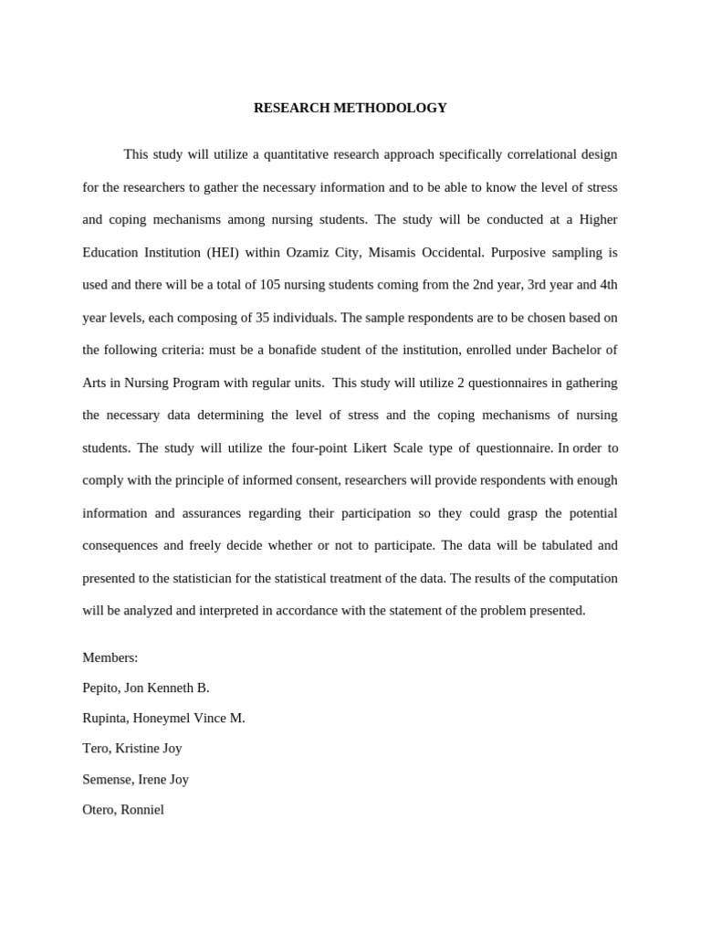 Research Methodology Summary | PDF