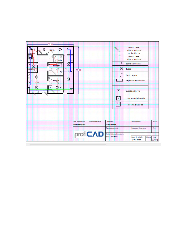 Plano Electrico Fabio Solano | PDF