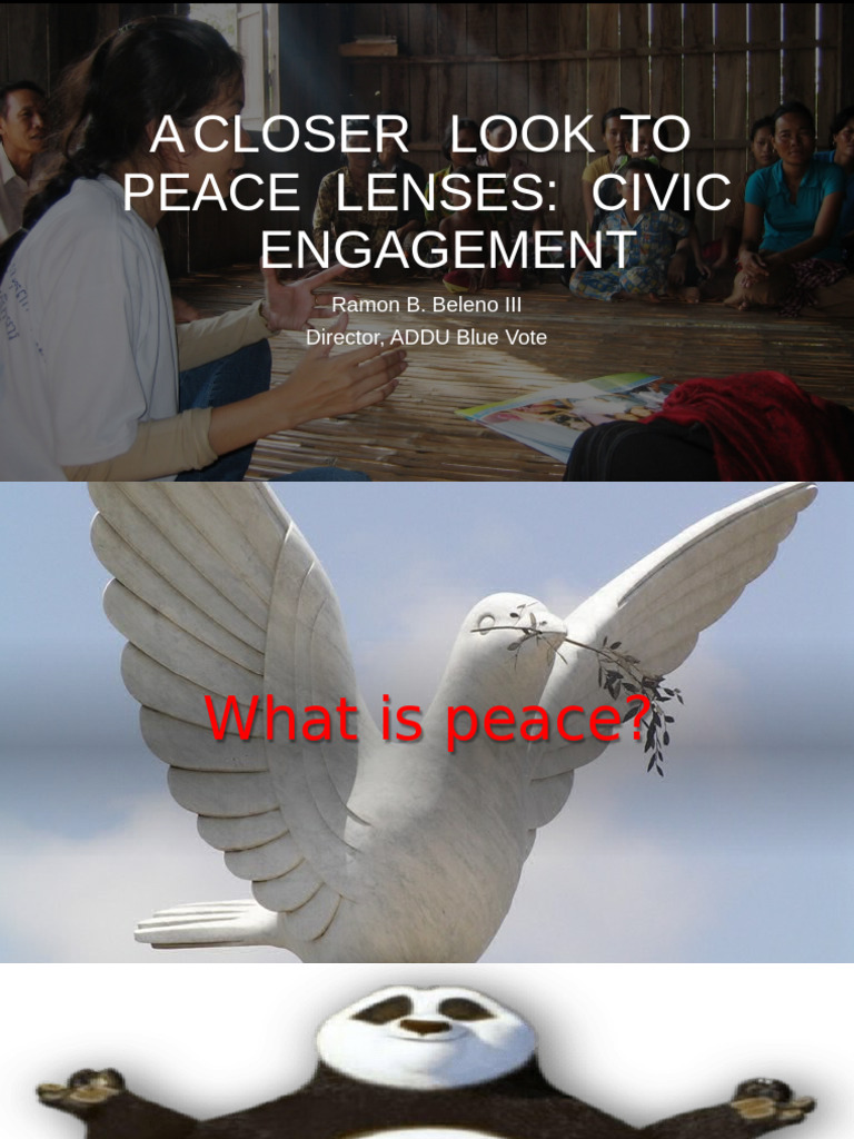 Blue Vote Peace Engagement | PDF