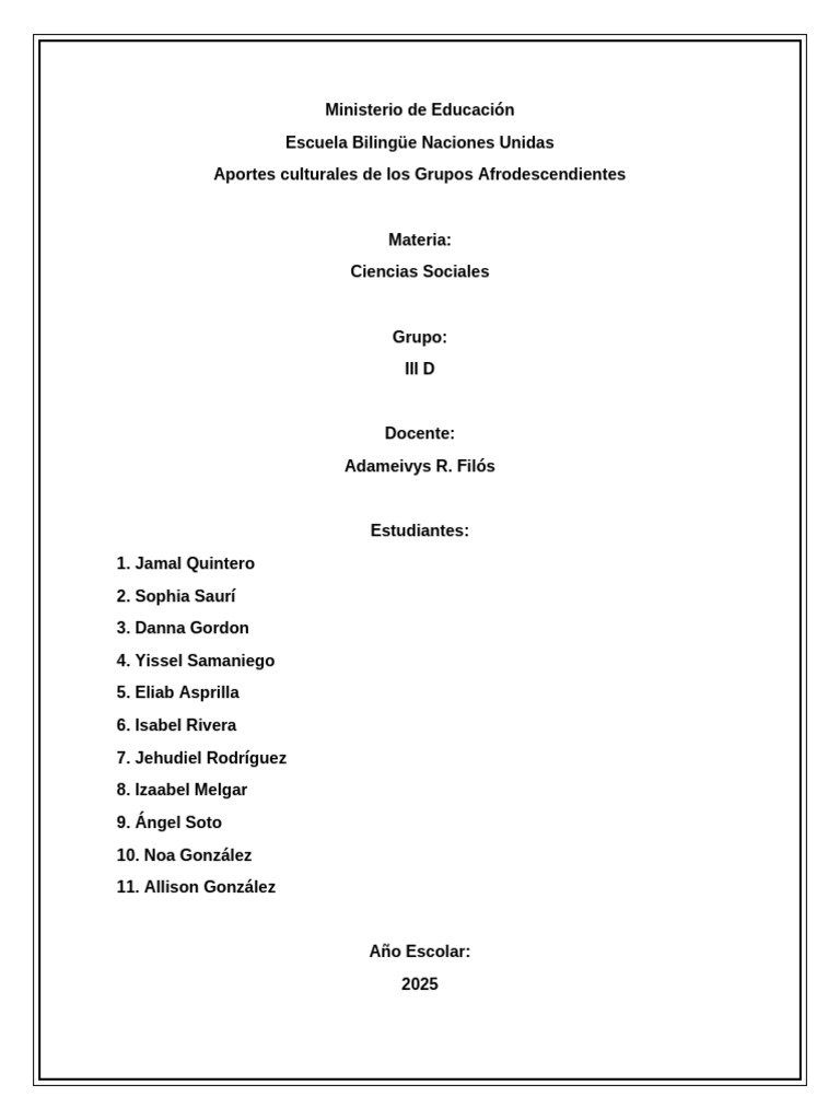 Aportes de la Cultura Afroantillana en Panamá | PDF | Panamá