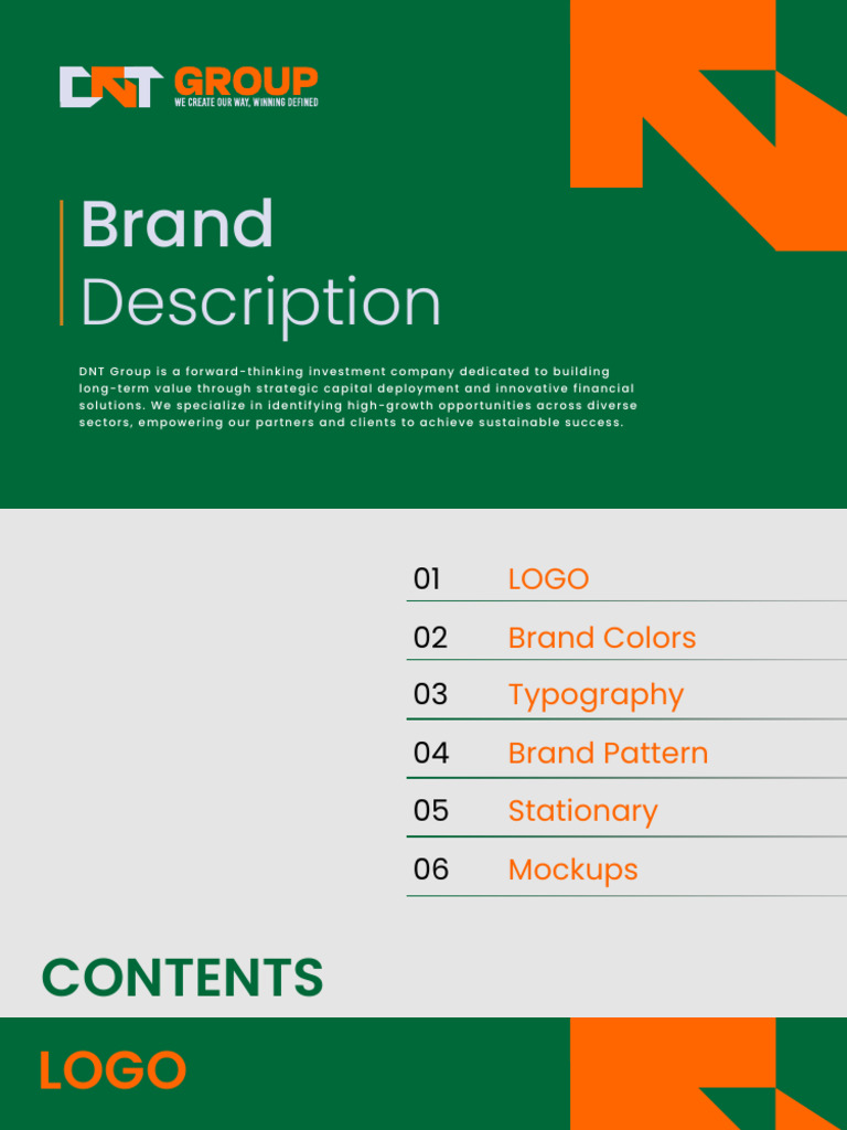 DNT Group Logo and Brand Guidelines | PDF | Typefaces | Logos