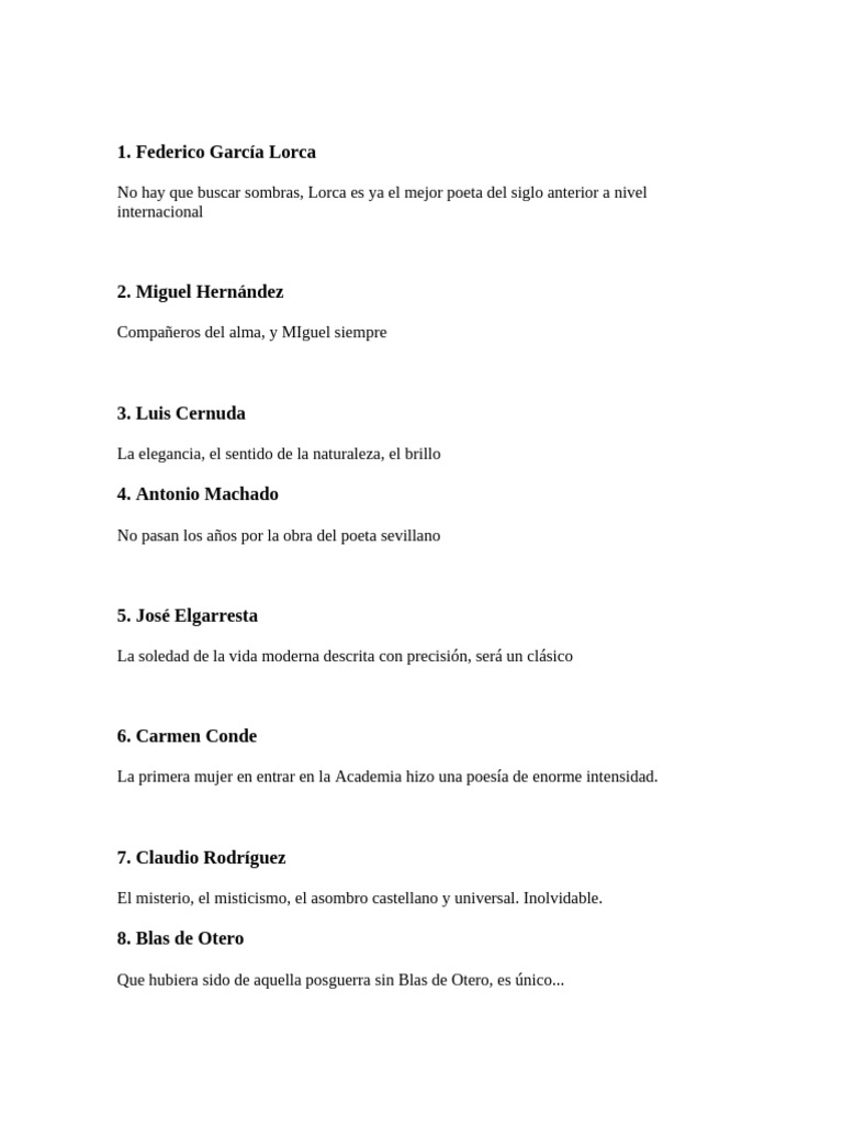 Federico García Lorca | PDF