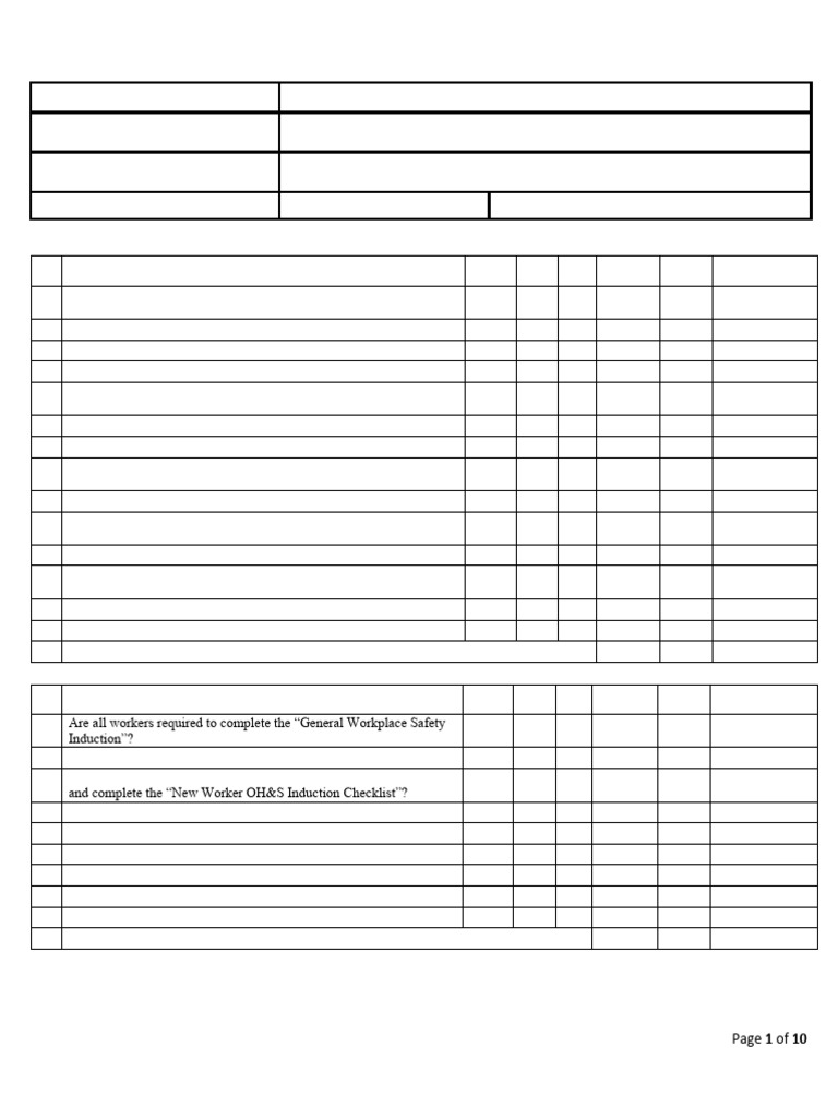 Weekly Report HSE Inti Karya | PDF | Scaffolding | Occupational Safety ...