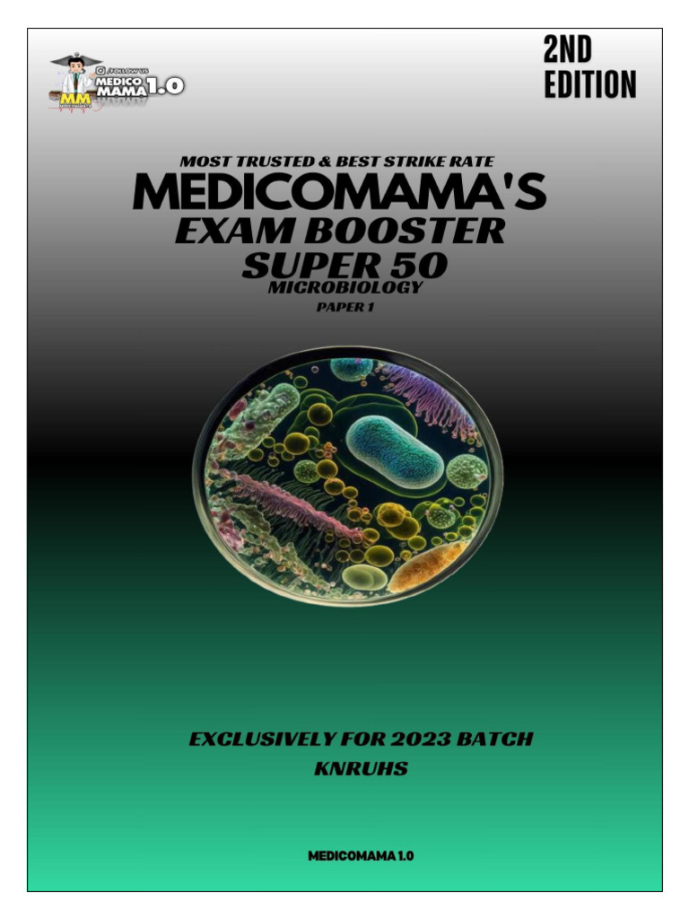 Microbiology Exam Recap Questions | PDF | Antibody | Infection