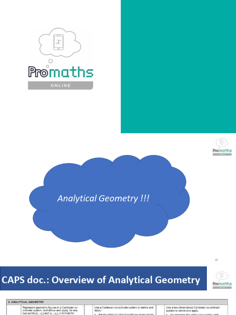 Grade 10 Analytical Geometry Guide | PDF