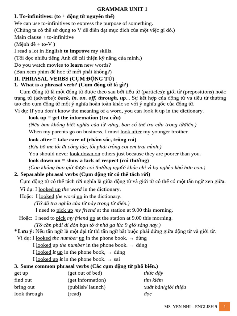 Grammar Unit 1 | PDF | Syntax | Semantics