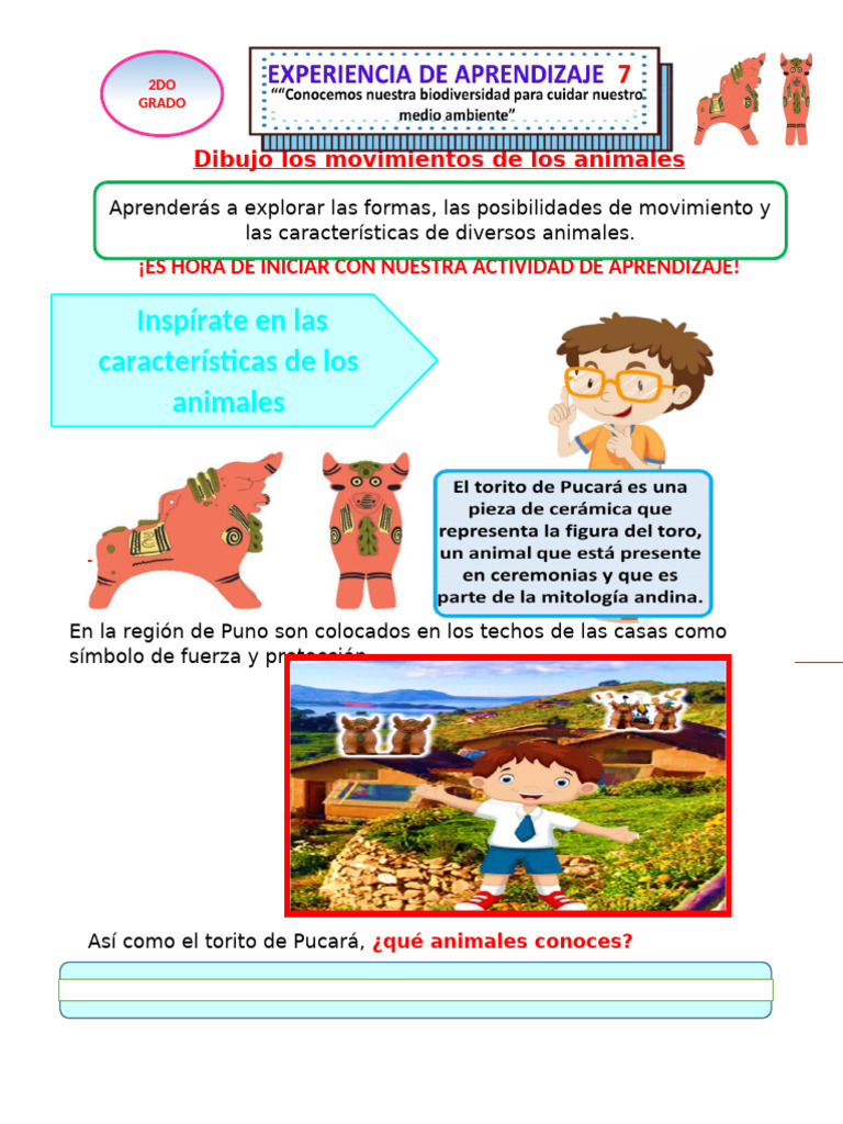 Ficha Arte y Cultura 08 de Setiembre 2do Grado-2023 | PDF