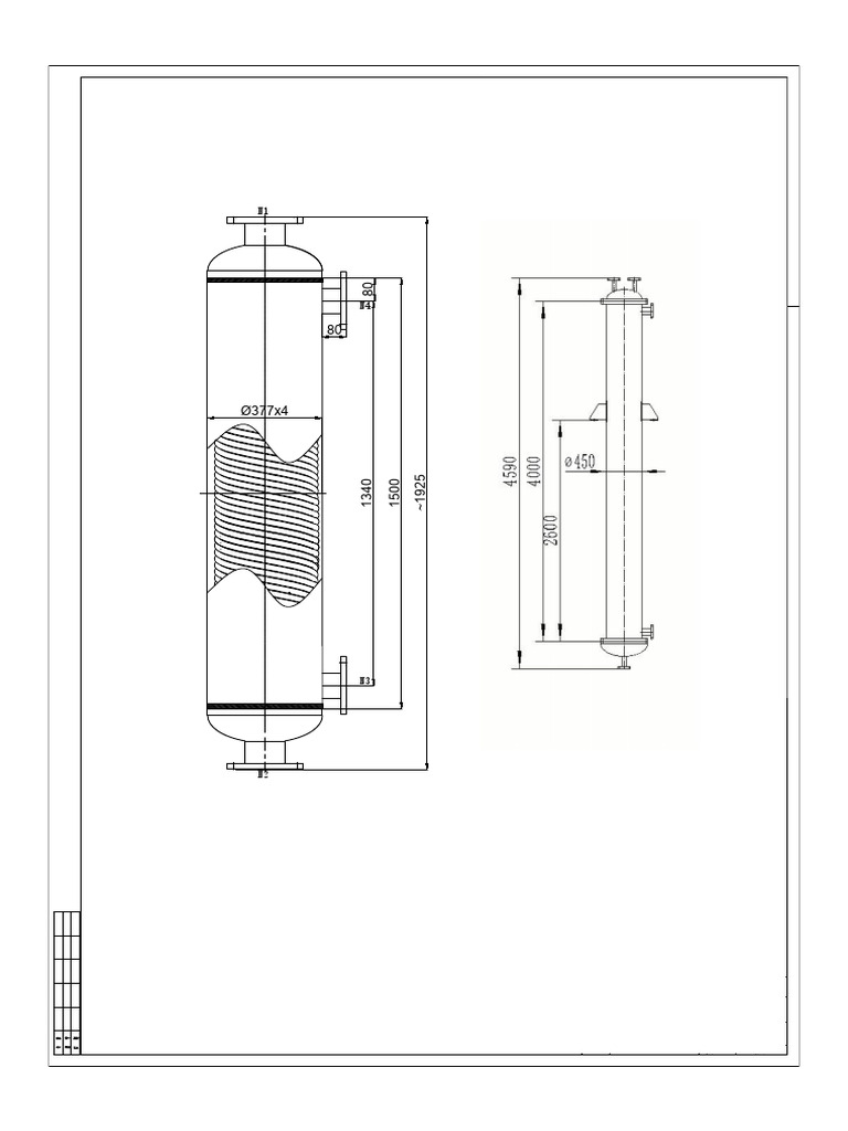 Tube Heat Exchanger Drawing (2025!05!07 00-39-47) | PDF
