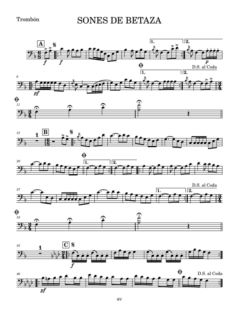 Betaza Trombón | PDF