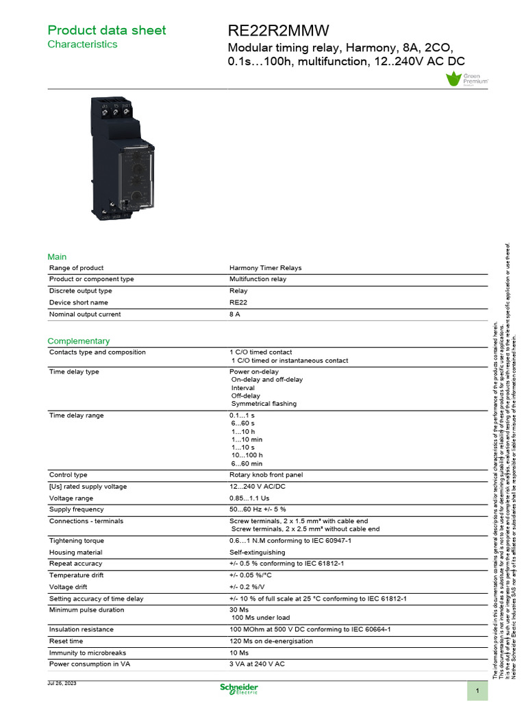 0900766b813c57a2 | PDF | Relay | Alternating Current