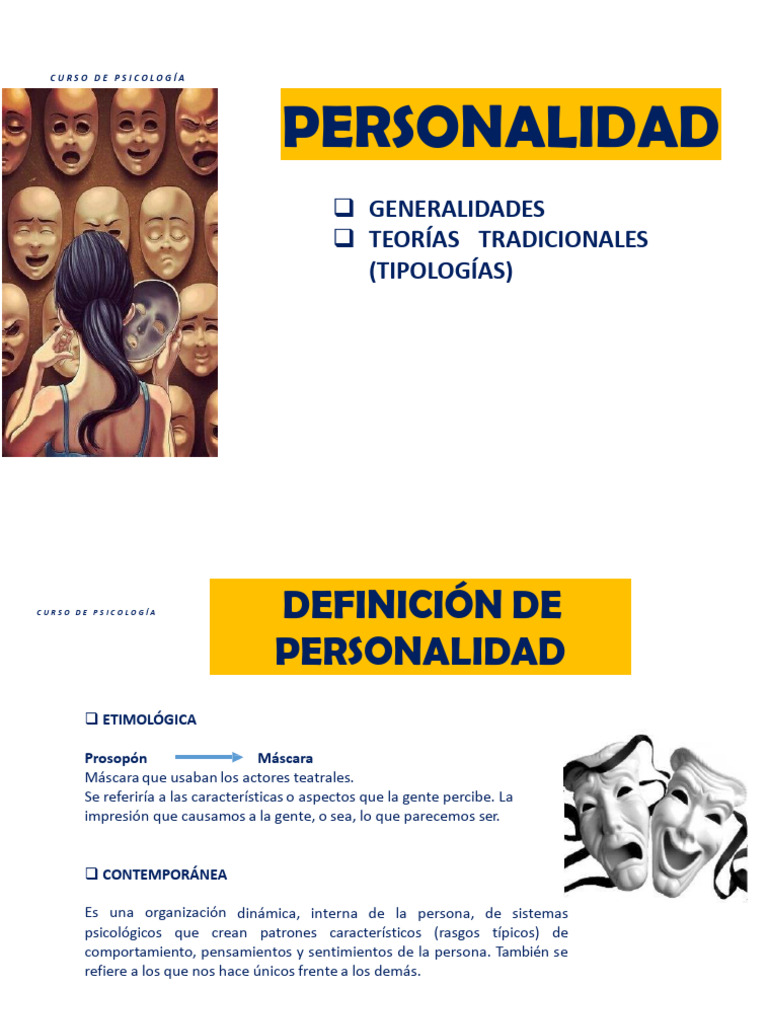 Teorías y Tipos de Personalidad en Psicología | PDF | Mente ...