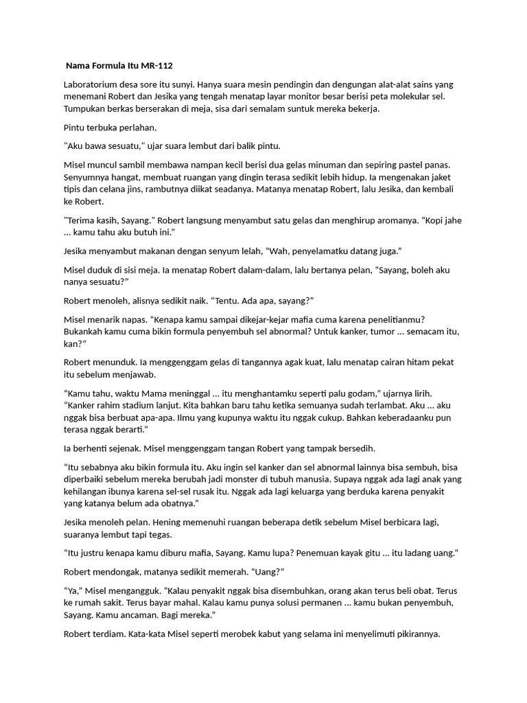 Bab 13 - Nama Formula Itu MR-112 | PDF