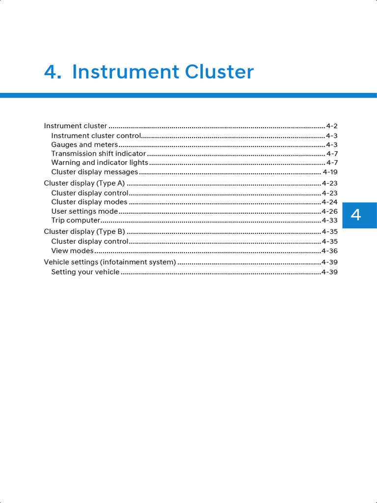 Instrument Cluster Overview and Controls | PDF | Anti Lock Braking ...