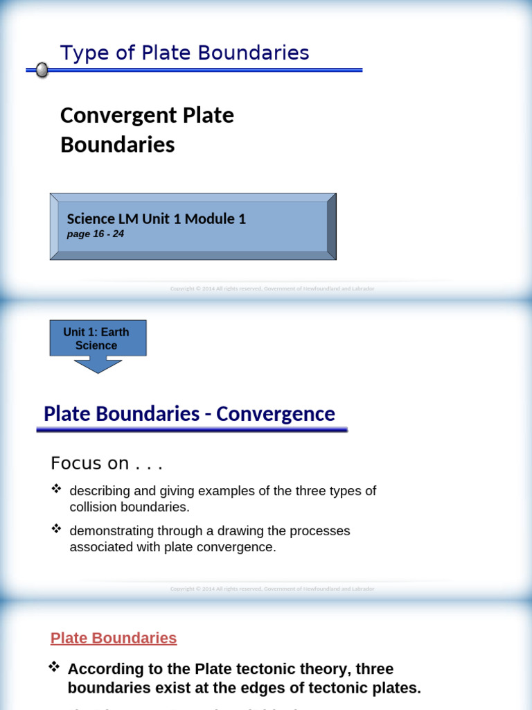 Convergent Plate Boundaries Explained | PDF | Plate Tectonics | Magma