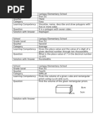 Performance Tasks Math Grade5 | PDF