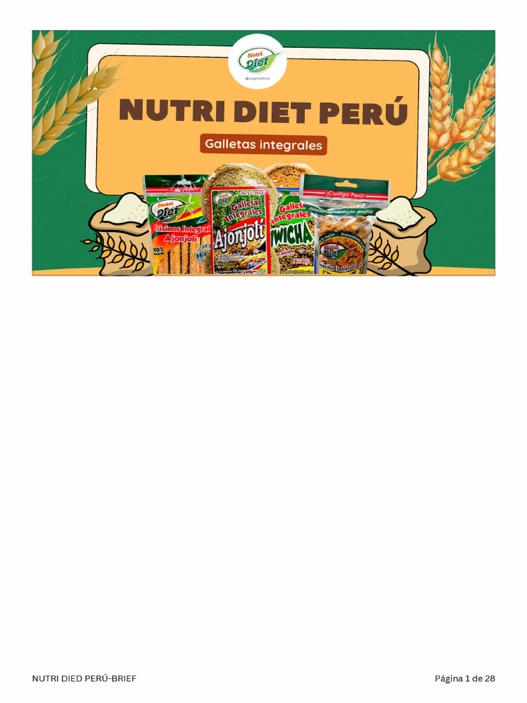 Nutri Diet Perú-Brief | PDF