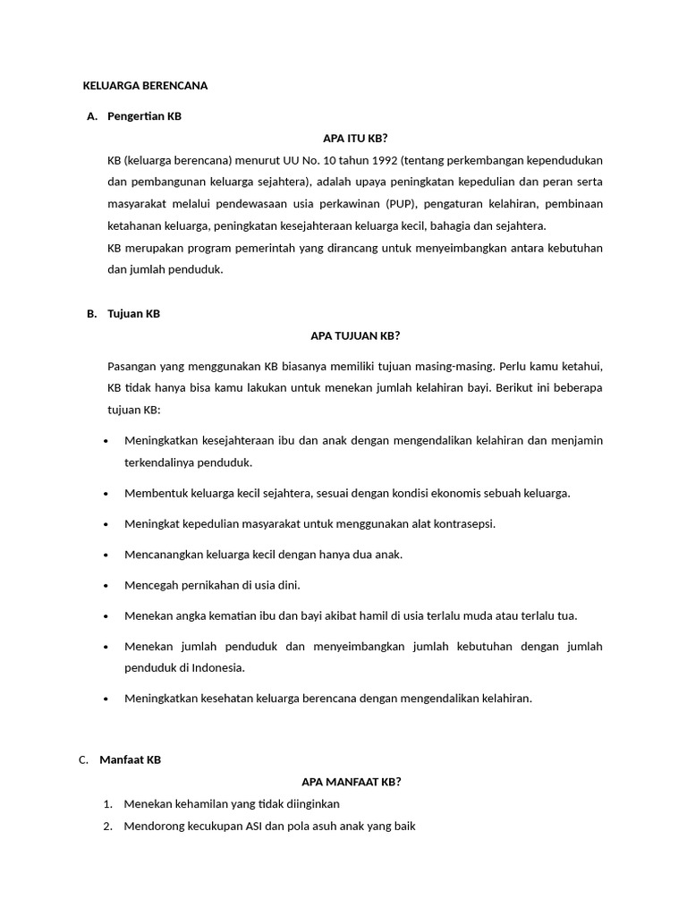 tugas kelompok KB, luka op, mobilisasi | PDF