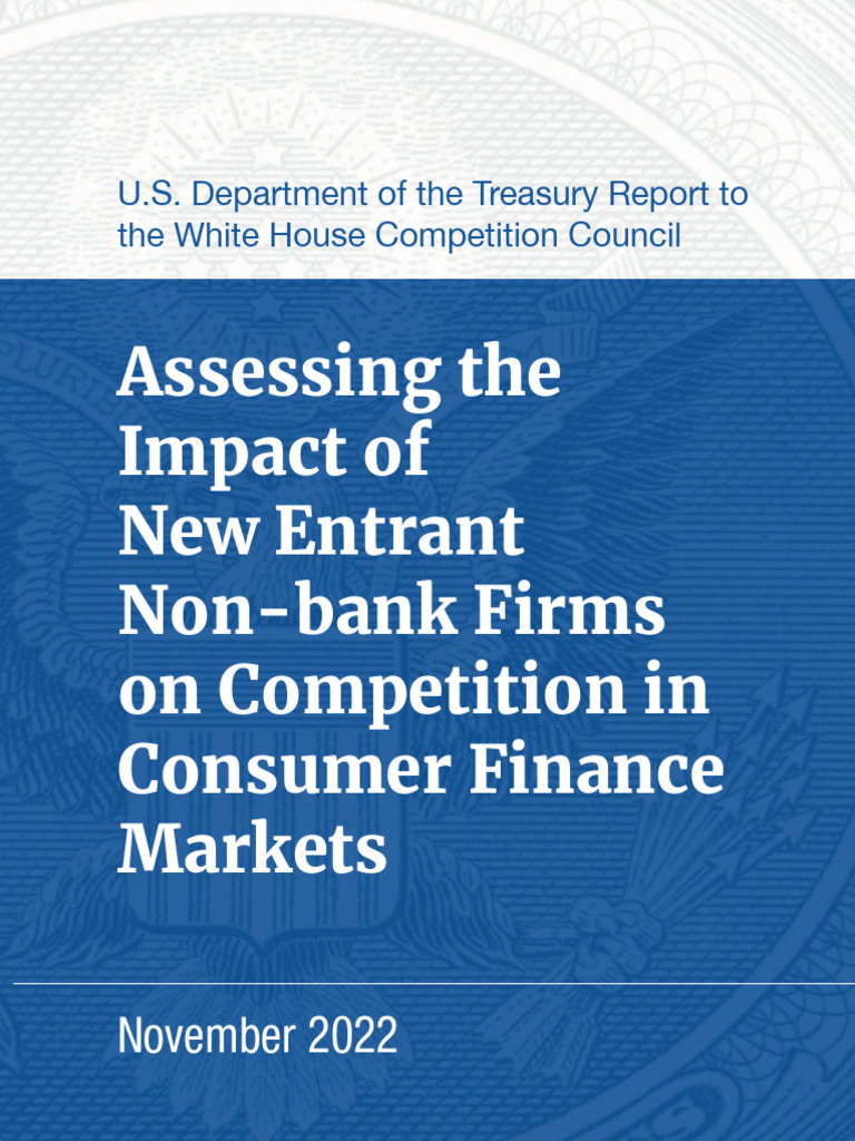 Assessing The Impact of New Entrant Non-Bank Firms On Competition in ...