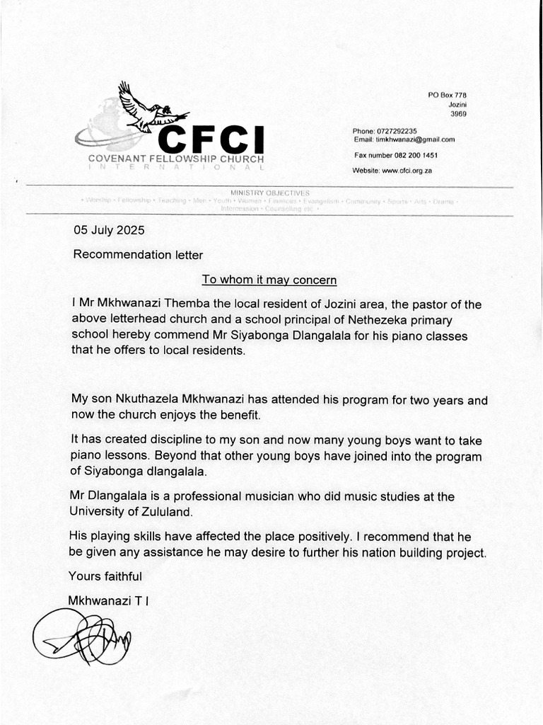 Testimonial Letter | PDF