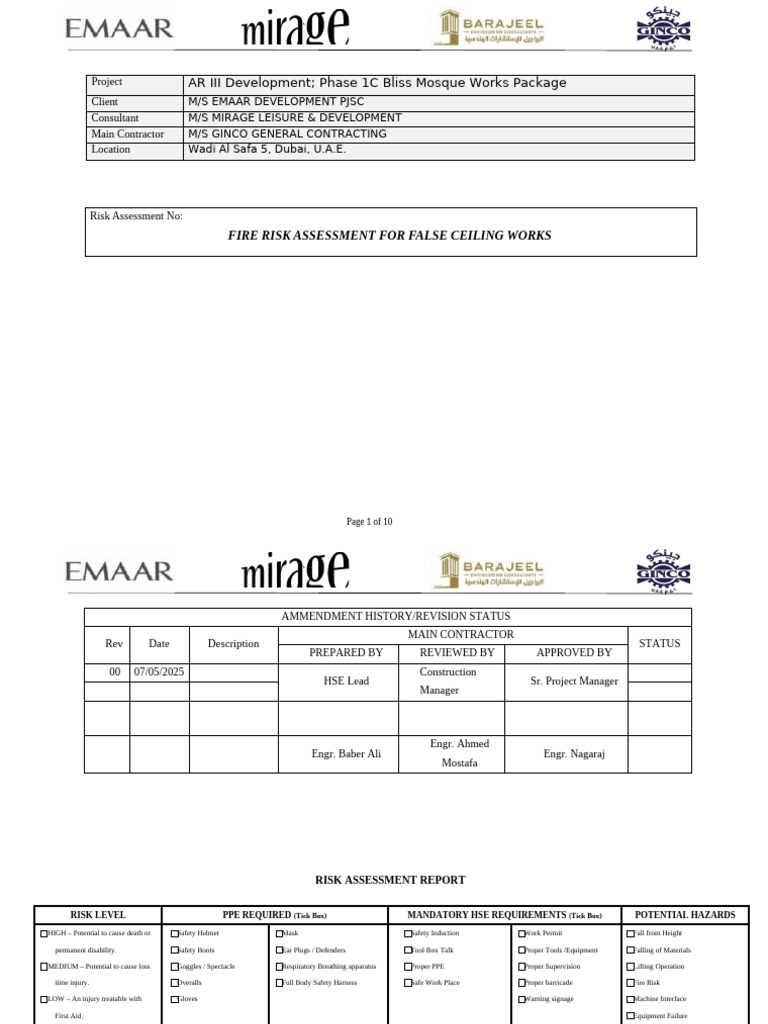 Fire Risk Assessmentfor Office Area g155 | PDF | Firefighting | Fire Safety