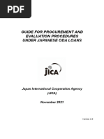 Procurement Under Japanese JICA ODA Loans | PDF | Request For Proposal | Business