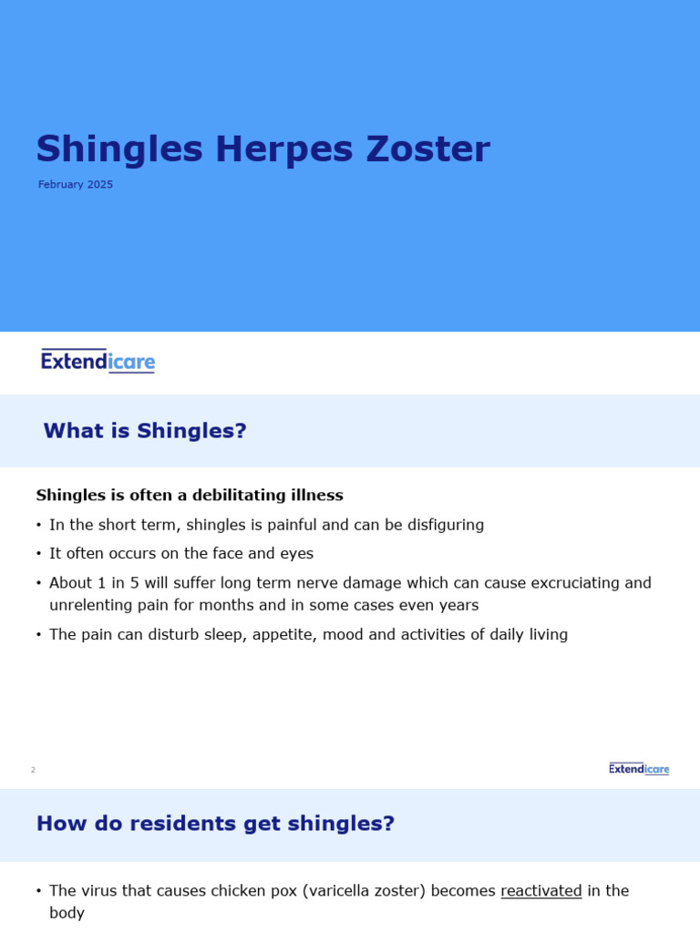 IPC3 P10 E3 Shingles Powerpoint | PDF | Immunology | Diseases And Disorders