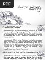 Plant Maintenance | PDF | Mechanical Engineering | Business
