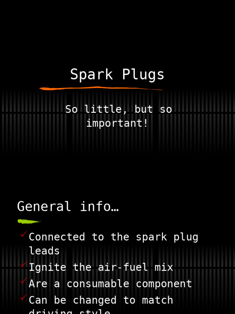 Spark Plugs Simple | PDF