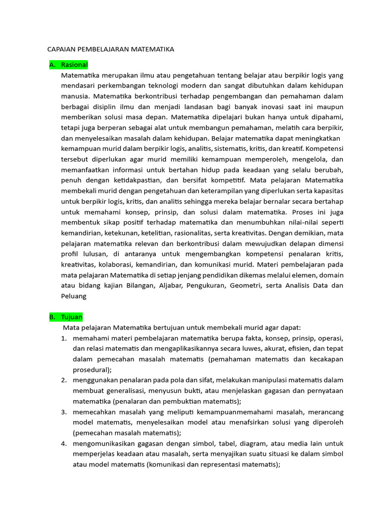 CP Matematika 2025 | PDF