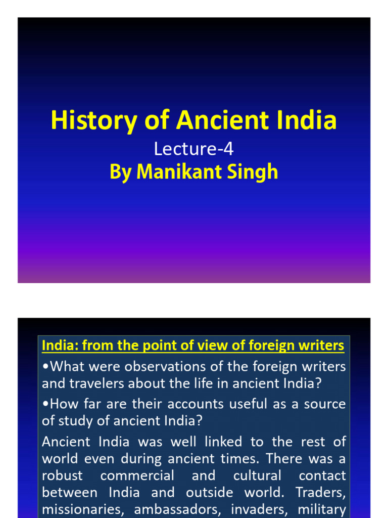 Ancient Indian Historiography Insights | PDF