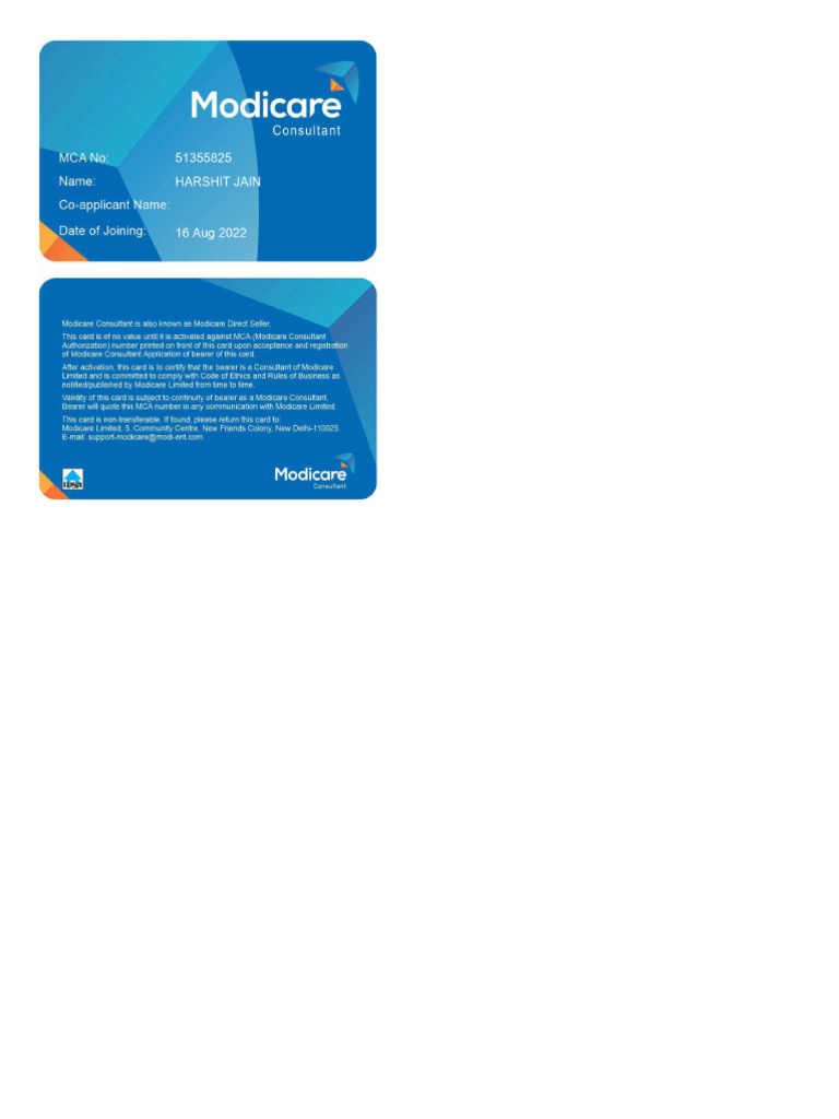 Modicare | PDF