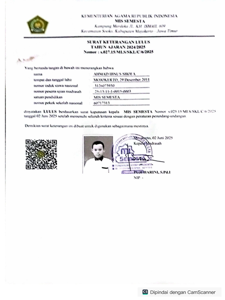 SKL Mas Shofa | PDF