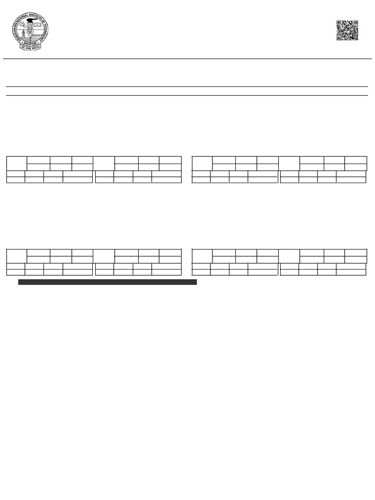 Provisional Grade Cards for B.Tech Civil Engineering | PDF ...